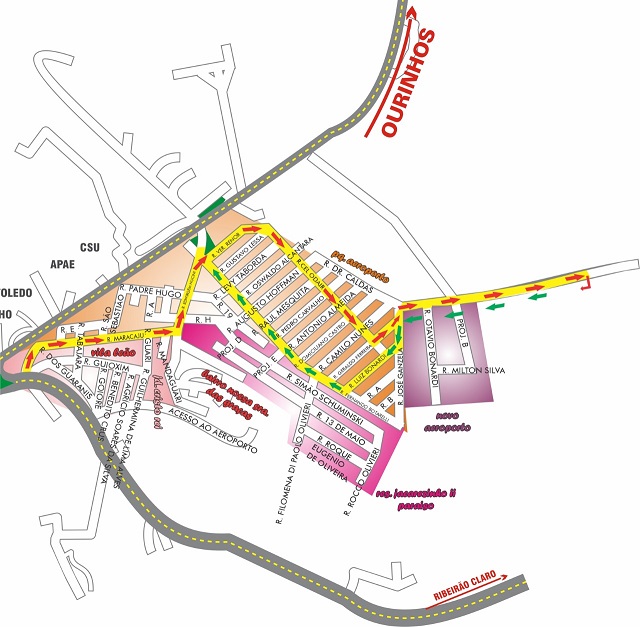 Mudança de Itinerário do Transporte público de Jacarezinho. - Tabajara ...